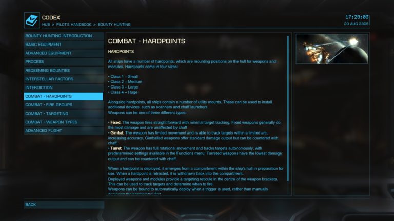 Traduzione Pilot’s Handbook: Bounty Hunting – Elite Dangerous Italia